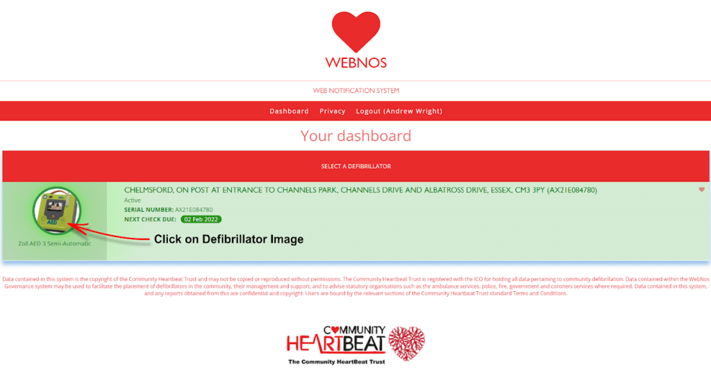 Defib Site Checks – Channels Community