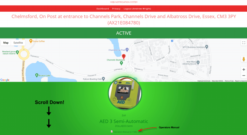Defib Site Checks – Channels Community